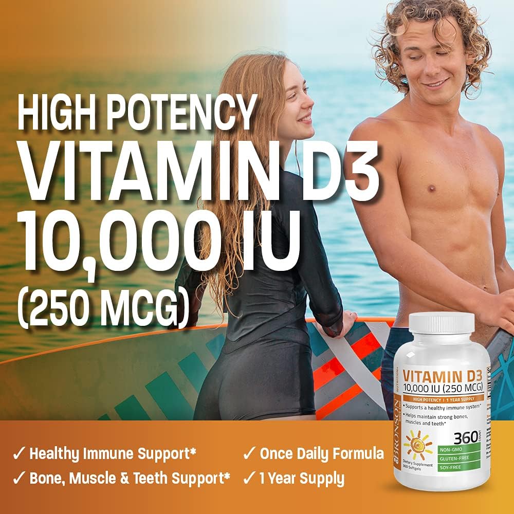 10,000 IU vitamin D3 benefits