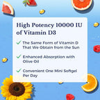 10,000 IU vitamin D3 benefits