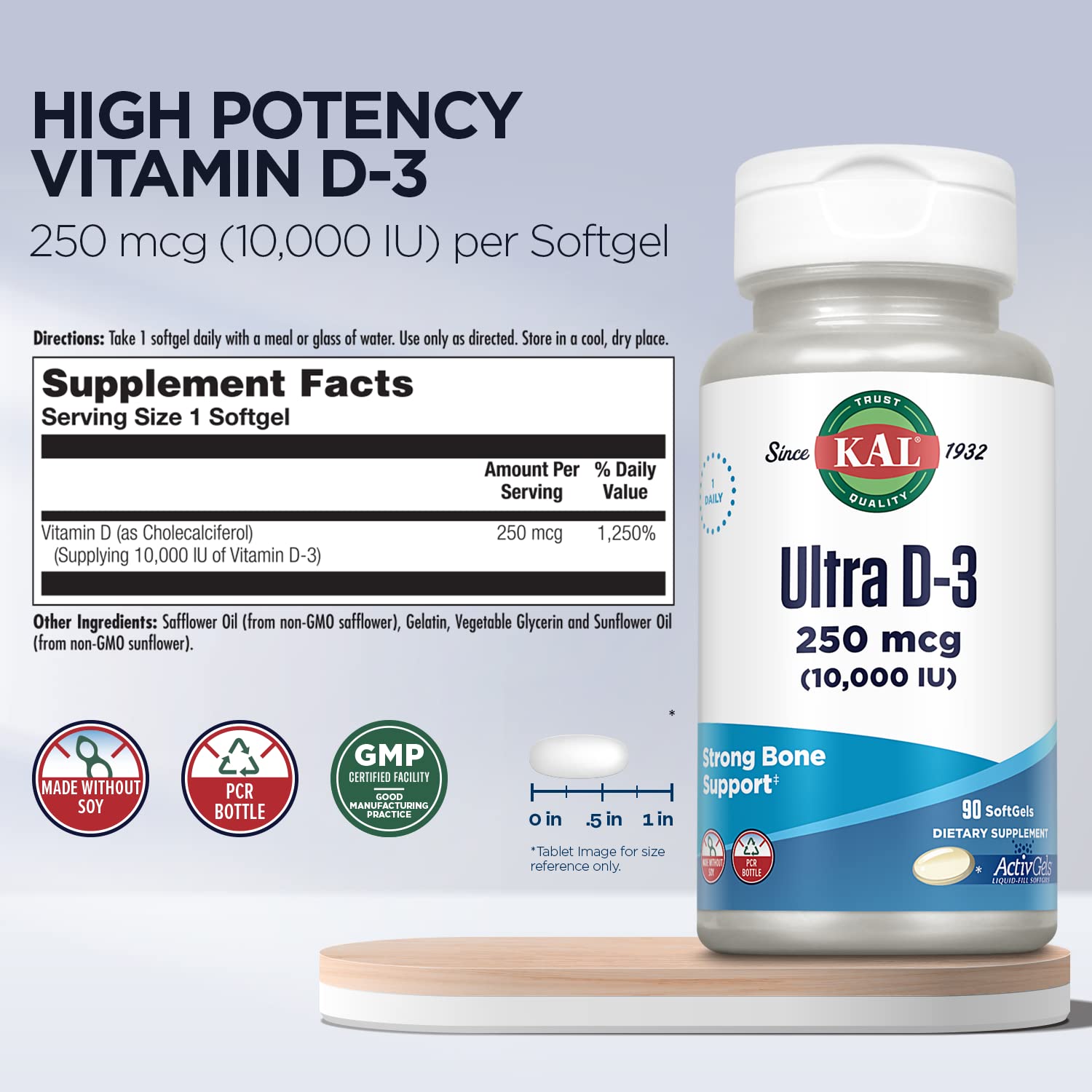 10,000 IU vitamin D3 benefits