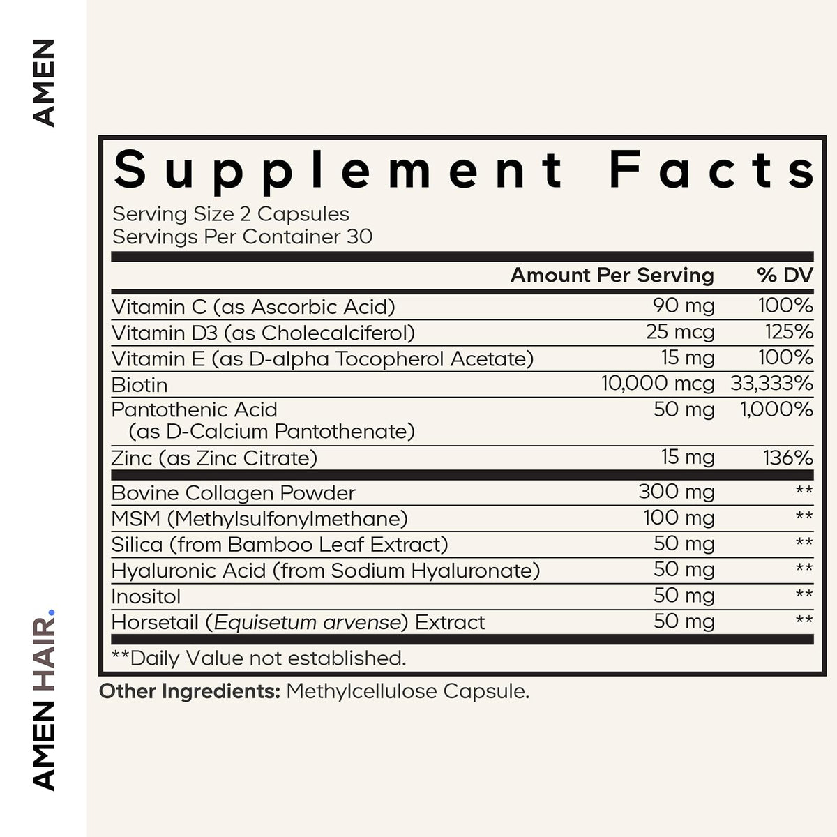 10,000 mcg biotin capsules for growth