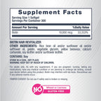 10,000 mcg biotin for hair growth