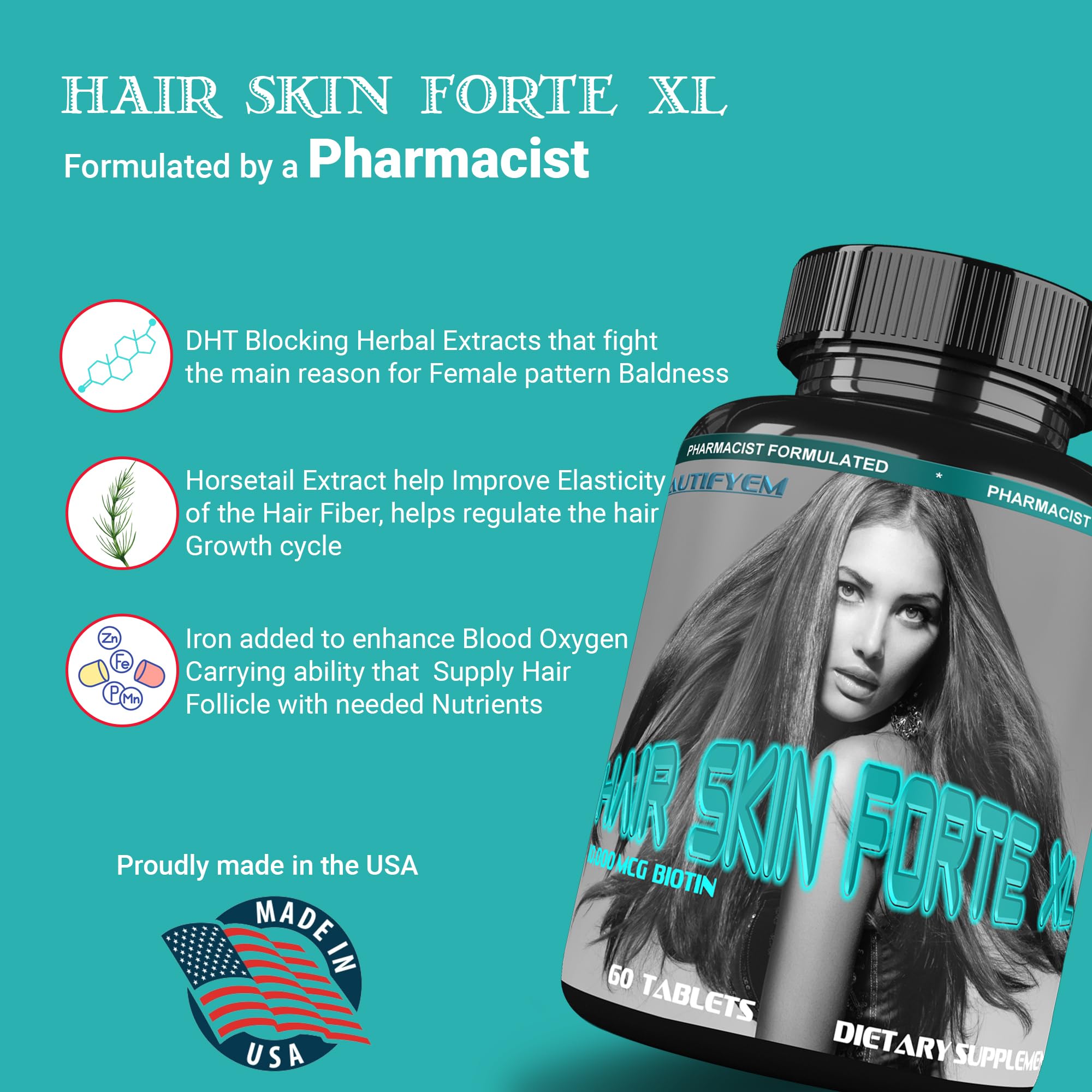 10,000 mcg biotin for hair growth