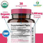 10,000 mcg biotin for hair