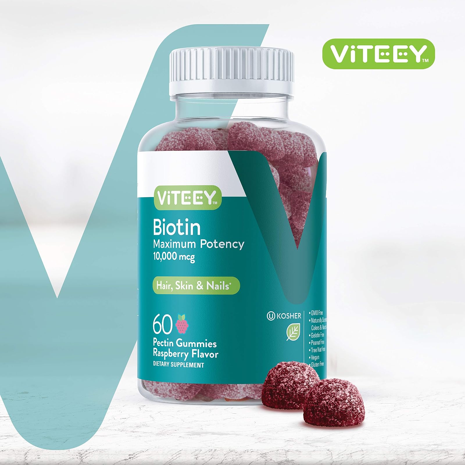 10,000 mcg biotin gummies for nails