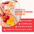 10,000 mcg biotin hair support