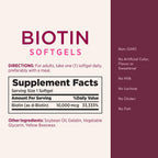 10,000 mcg biotin supplement