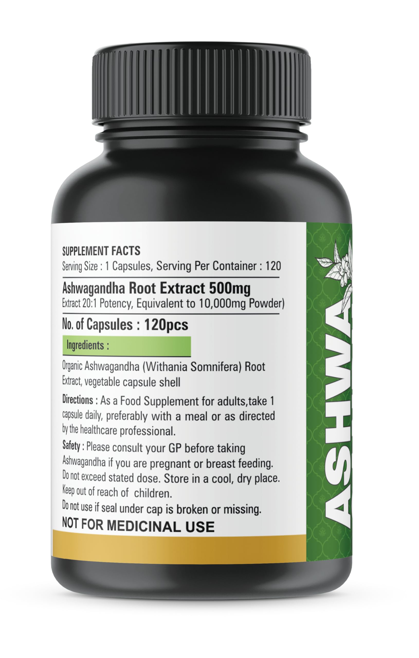 10,000mg ashwagandha equivalent per serving