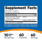 10 billion CFU Bacillus Subtilis benefits