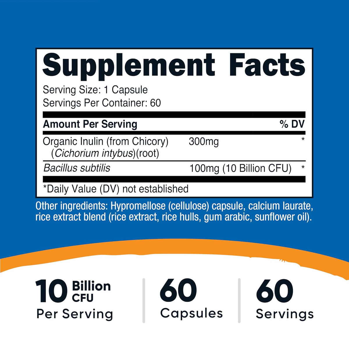 10 billion CFU Bacillus Subtilis benefits