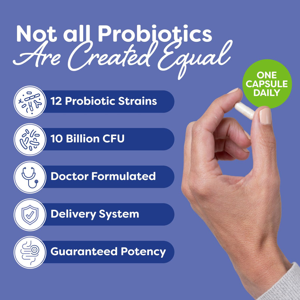 10 billion CFU daily probiotic capsules
