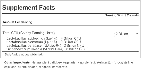 10 billion CFU digestive support