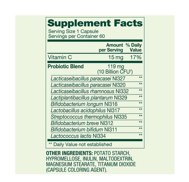 10 billion CFU probiotic supplement