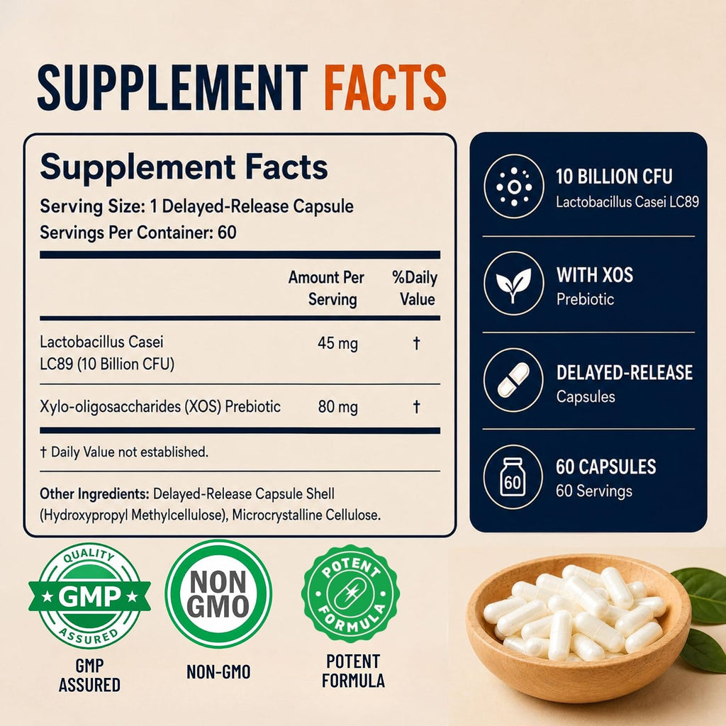 10 billion CFU probiotic support for digestion
