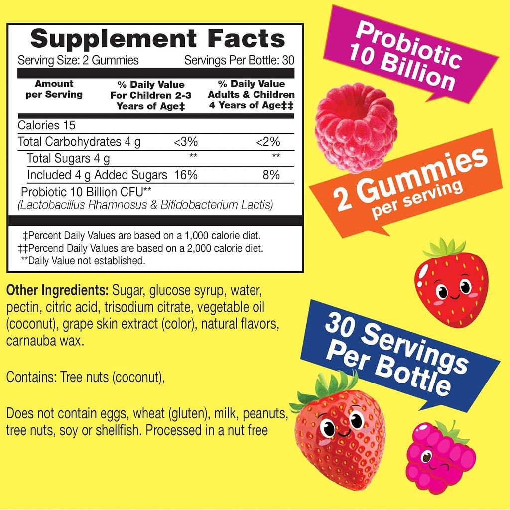 10 billion CFU probiotics for kids