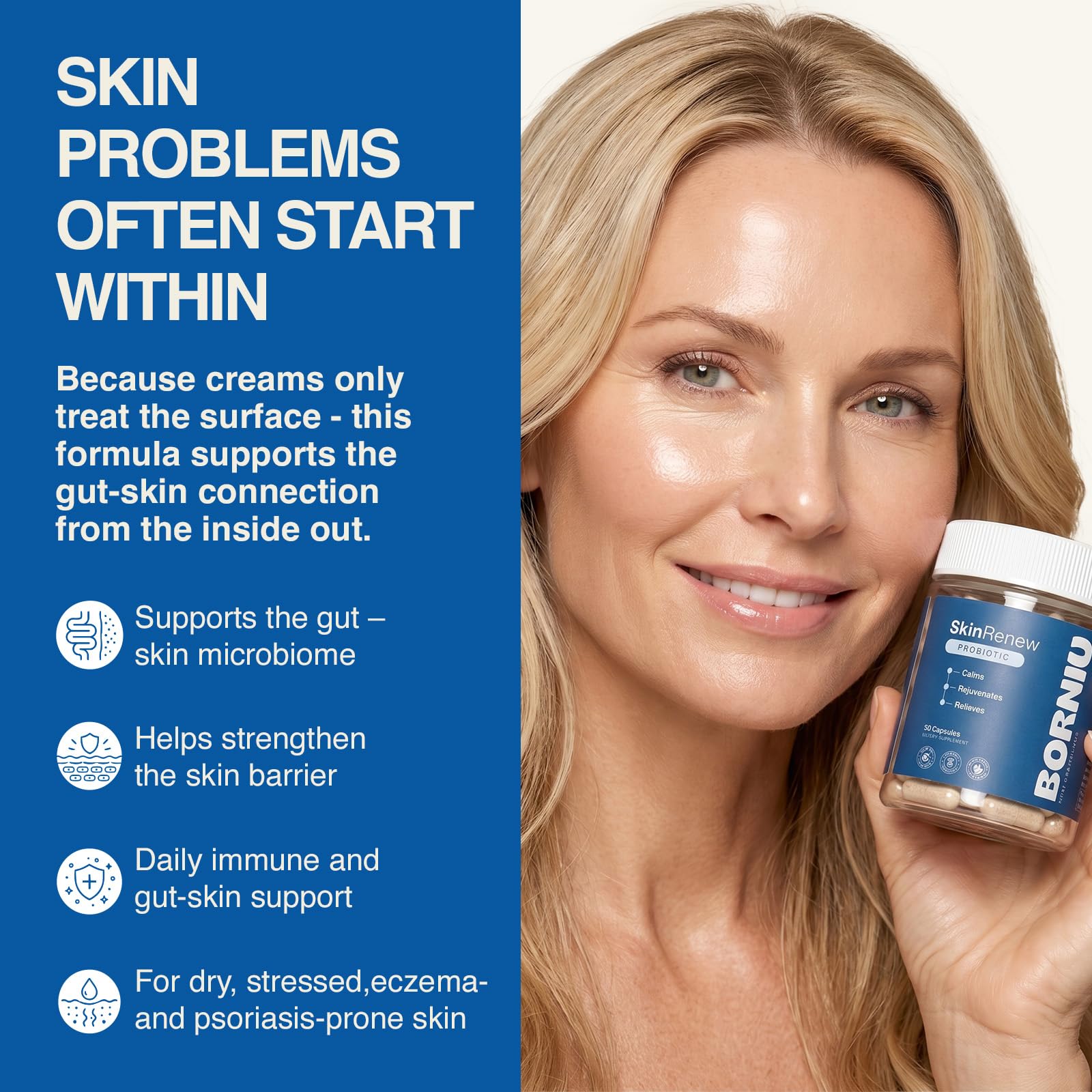 10 billion CFU probiotics for skin