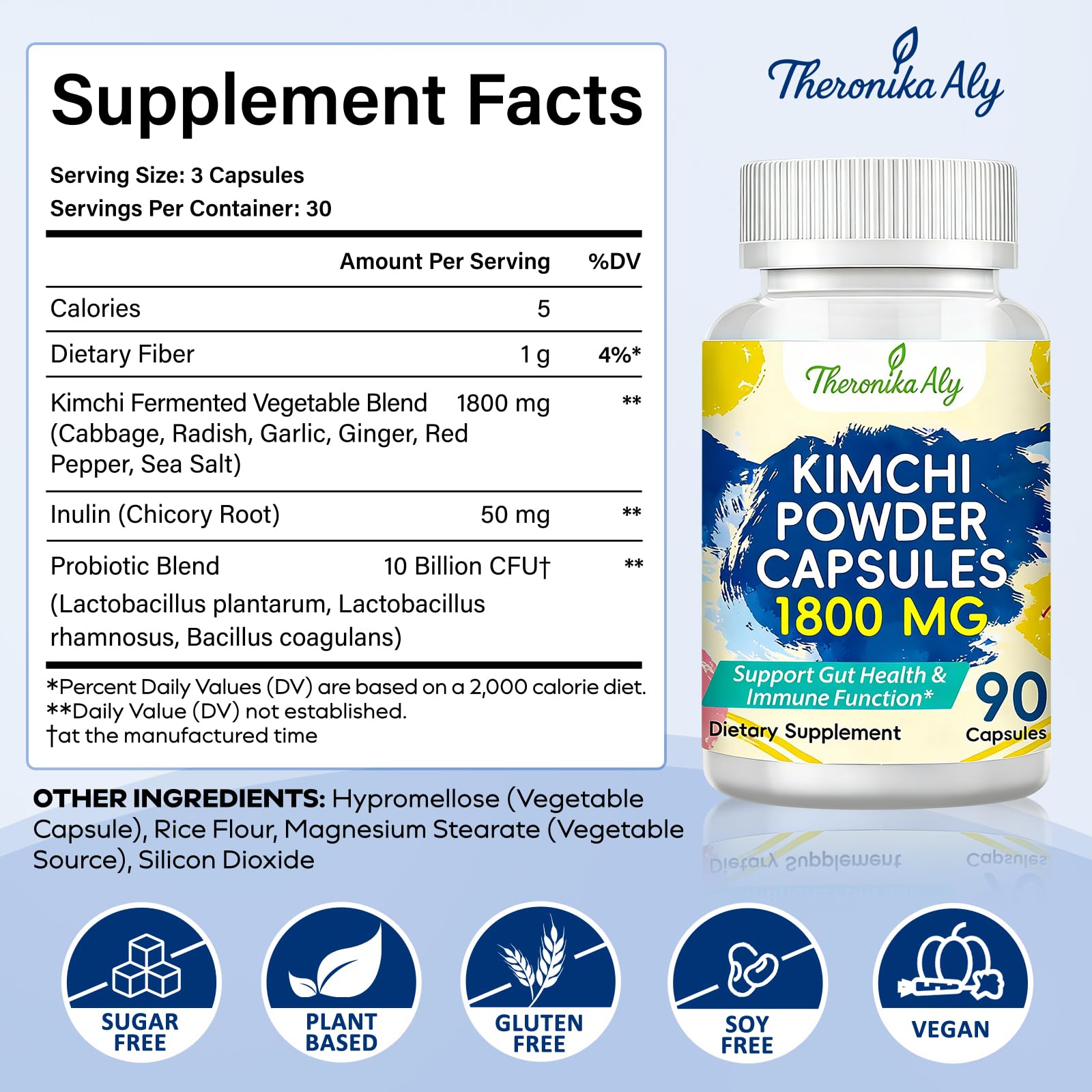 10 billion CFU vegan probiotics