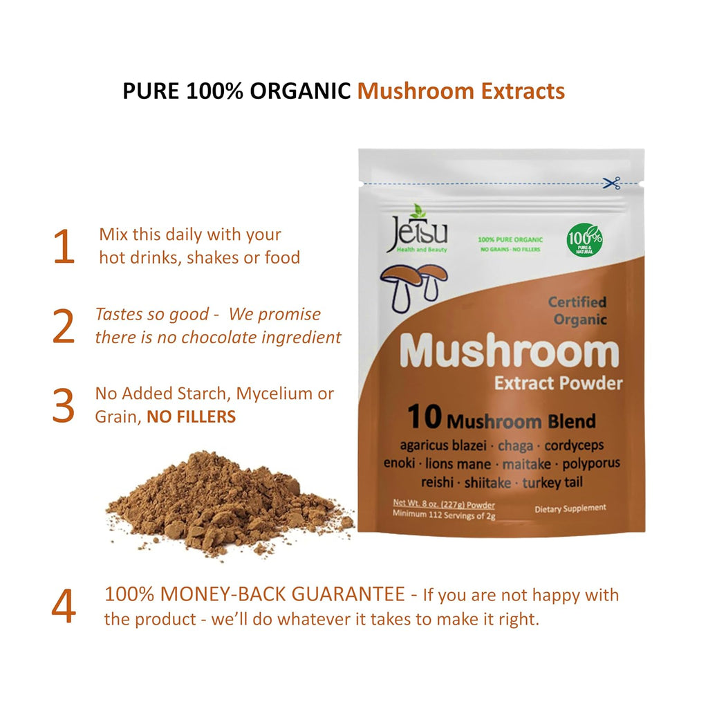 10 blend mushroom extract benefits