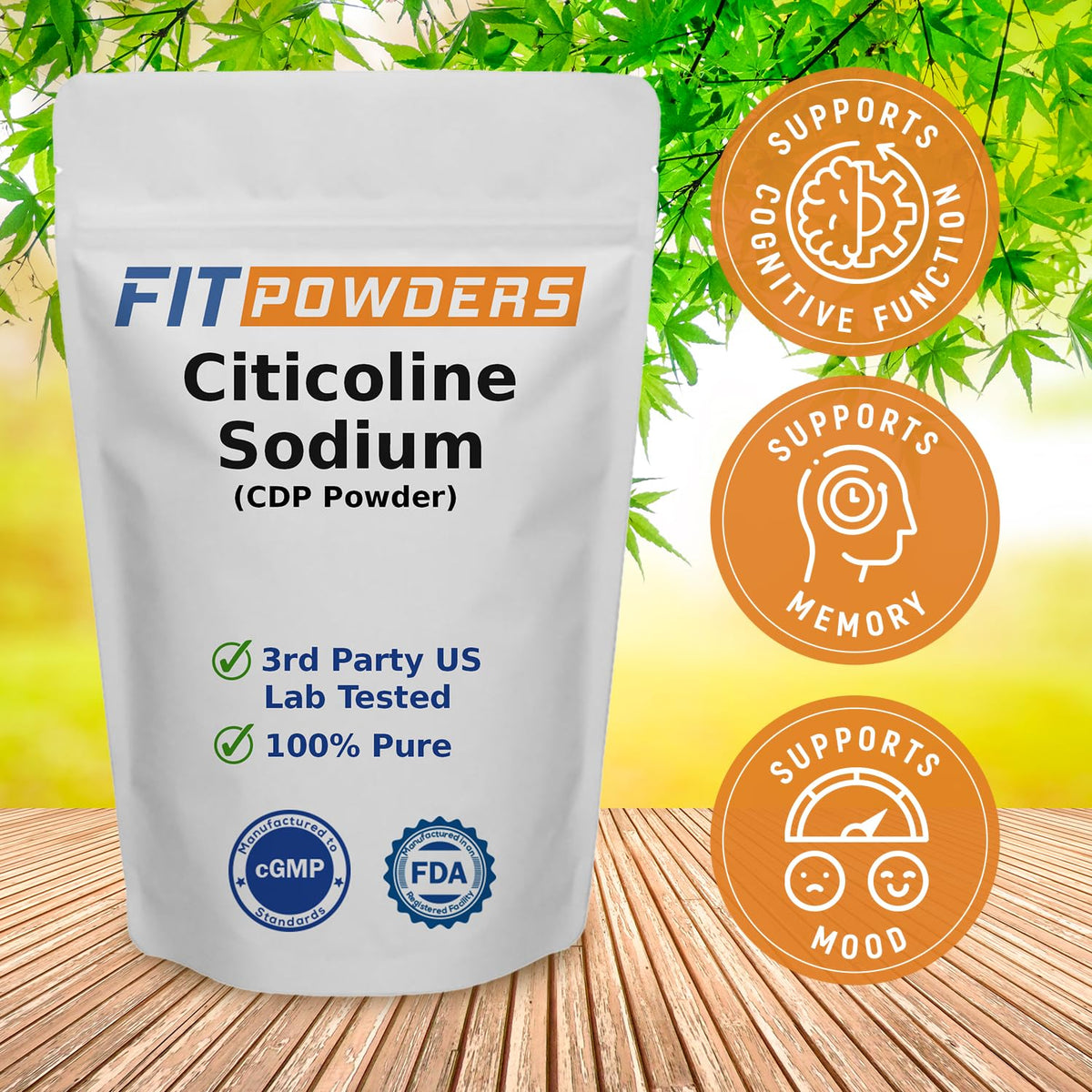 10 g Citicoline powder with scoop included