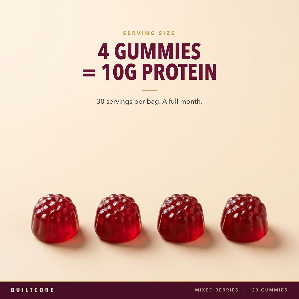 10 g protein gummies for muscle support