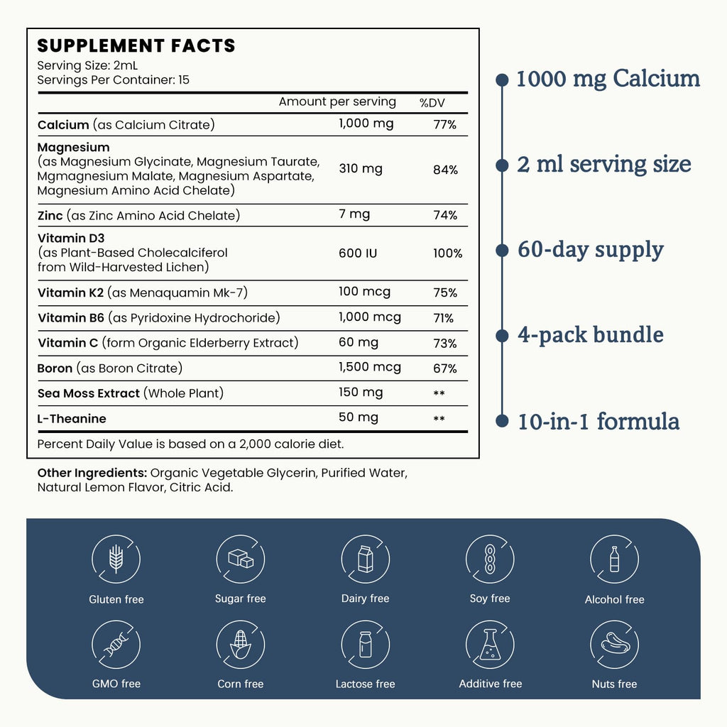 10-in-1 calcium liquid formula