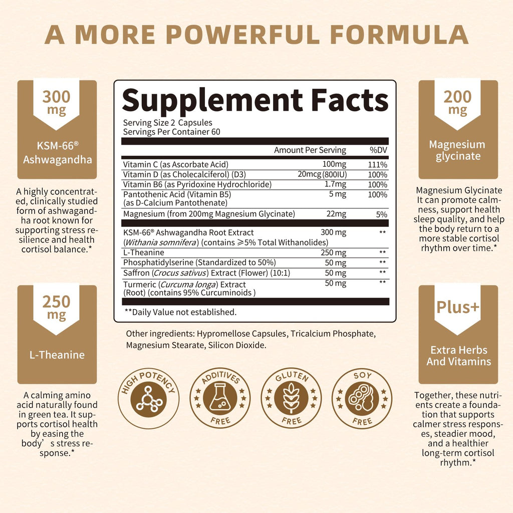 10-in-1 cortisol support for men and women