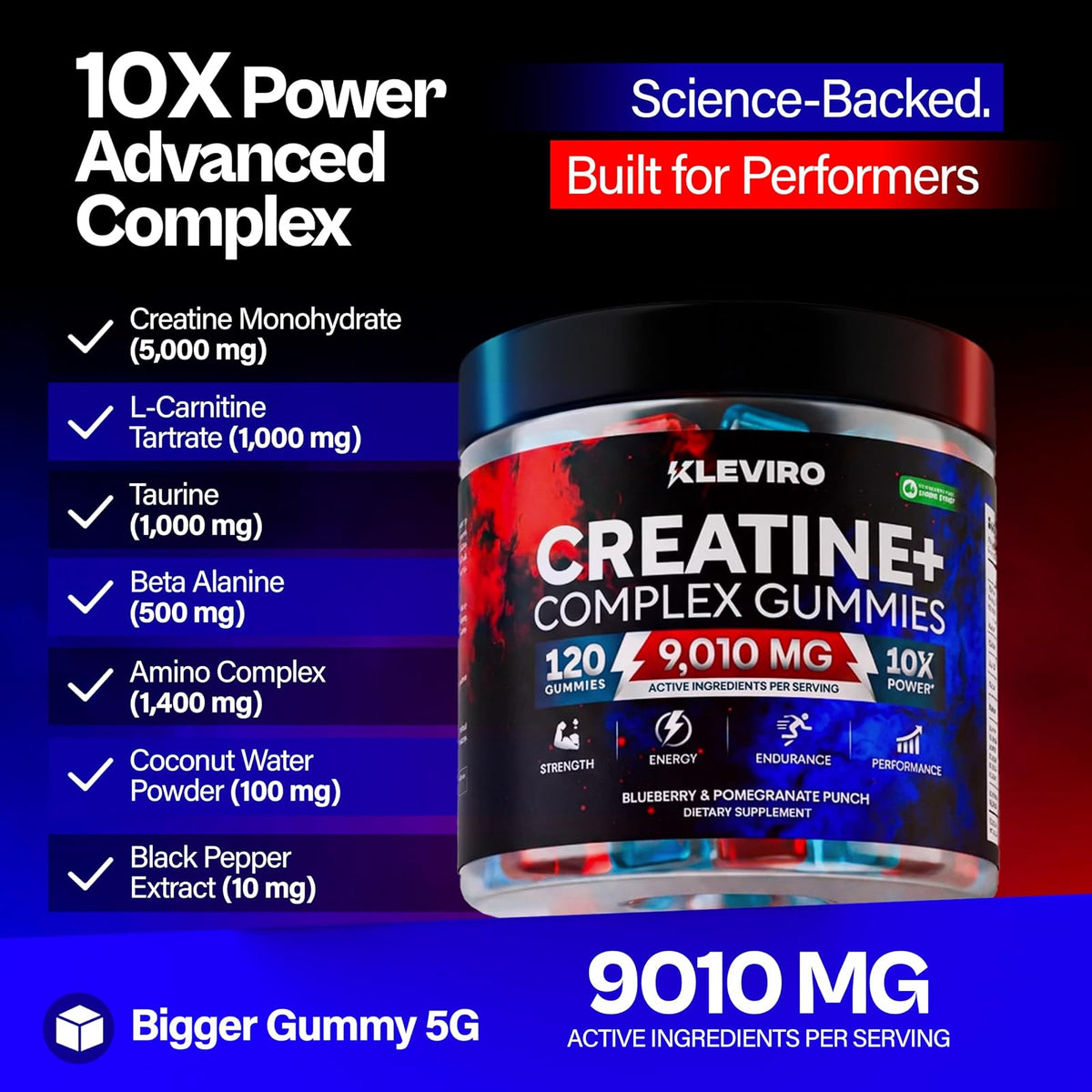 10-in-1 creatine monohydrate benefits