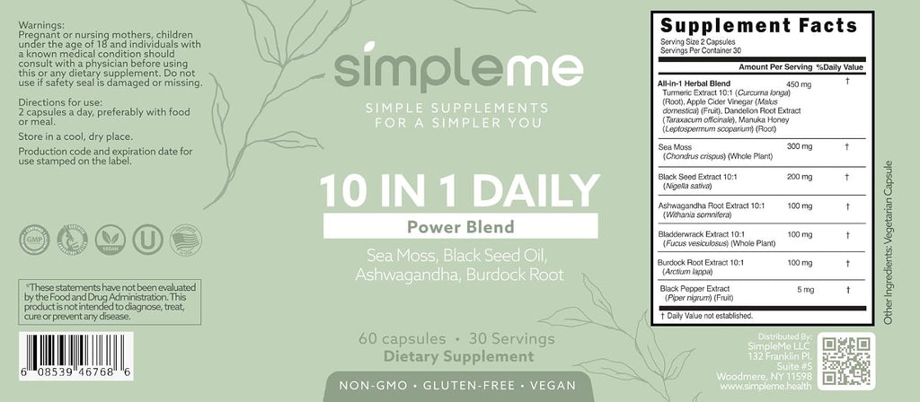 10 in 1 herbal formula for wellness