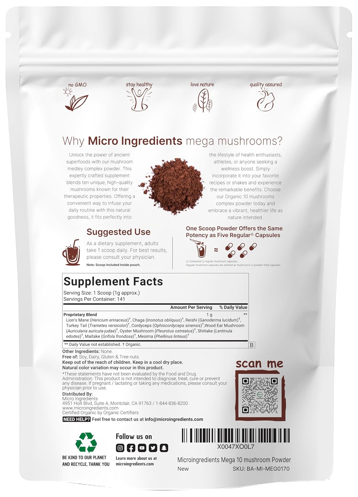 10-in-1 mushroom blend for immunity