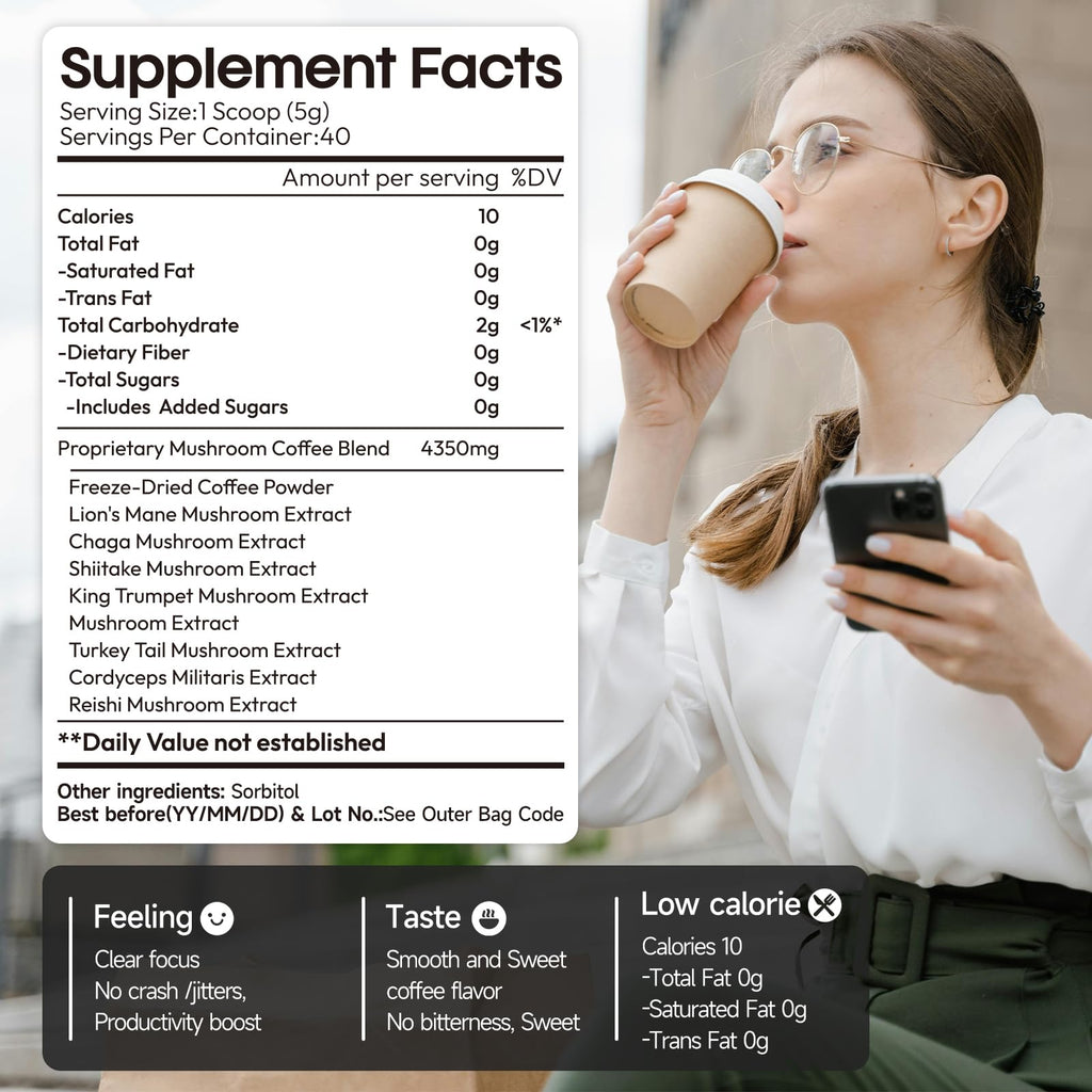 10 in 1 mushroom coffee benefits
