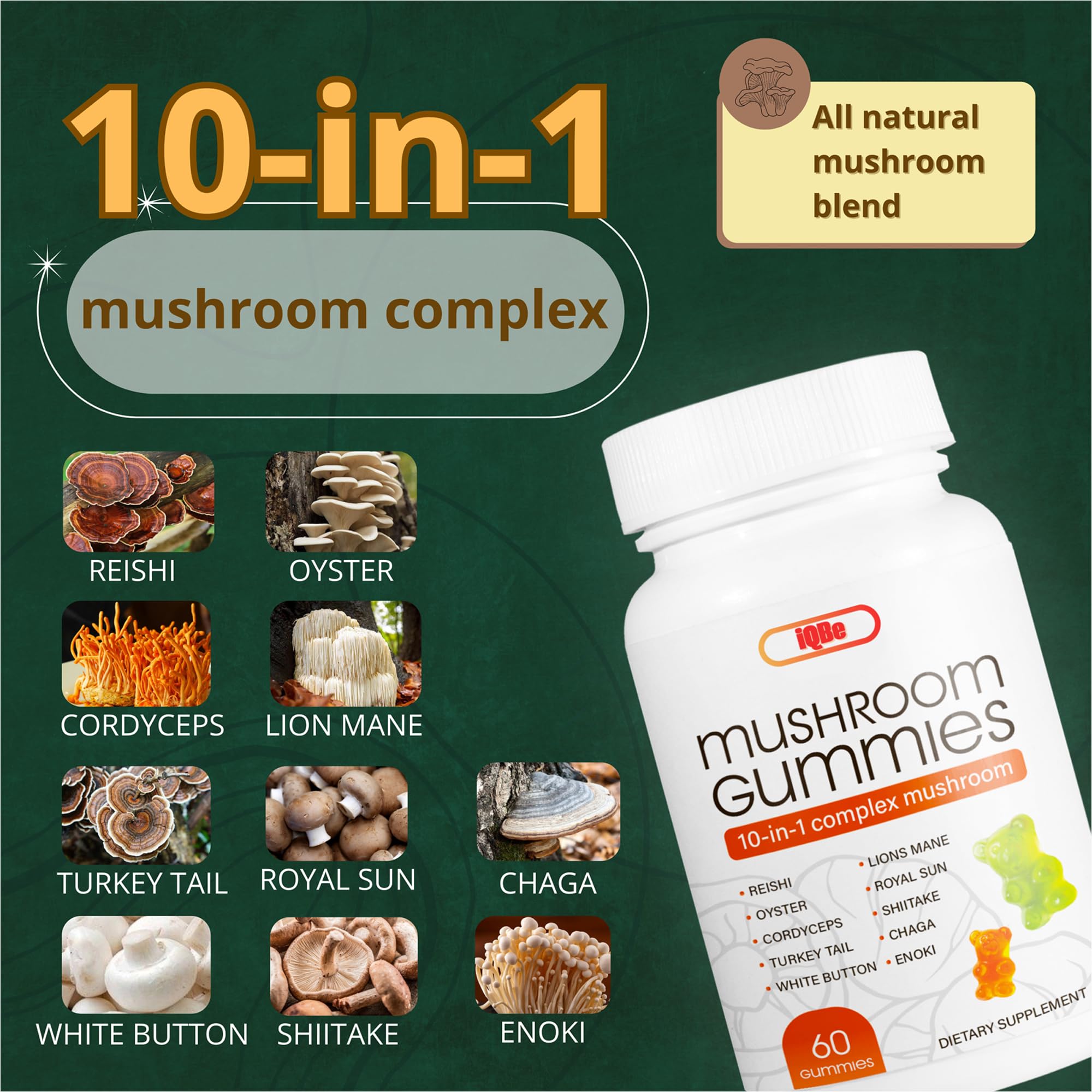 10-in-1 mushroom complex for wellness