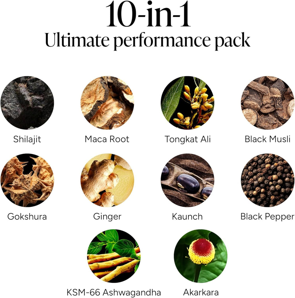 10-in-1 shilajit gummies for vitality