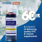 10% iodine topical solution for wounds
