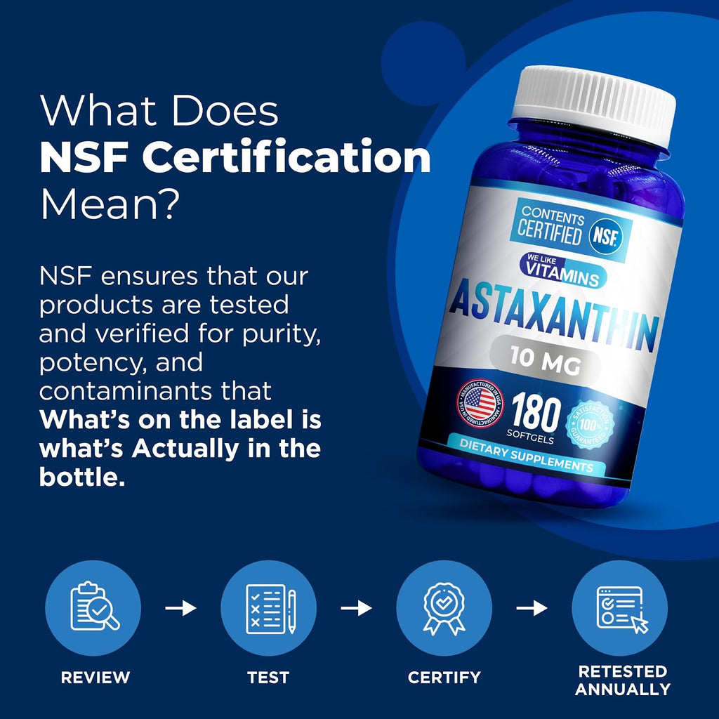 10 mg Astaxanthin for daily antioxidant support
