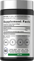 10 mg Astaxanthin softgels for wellness