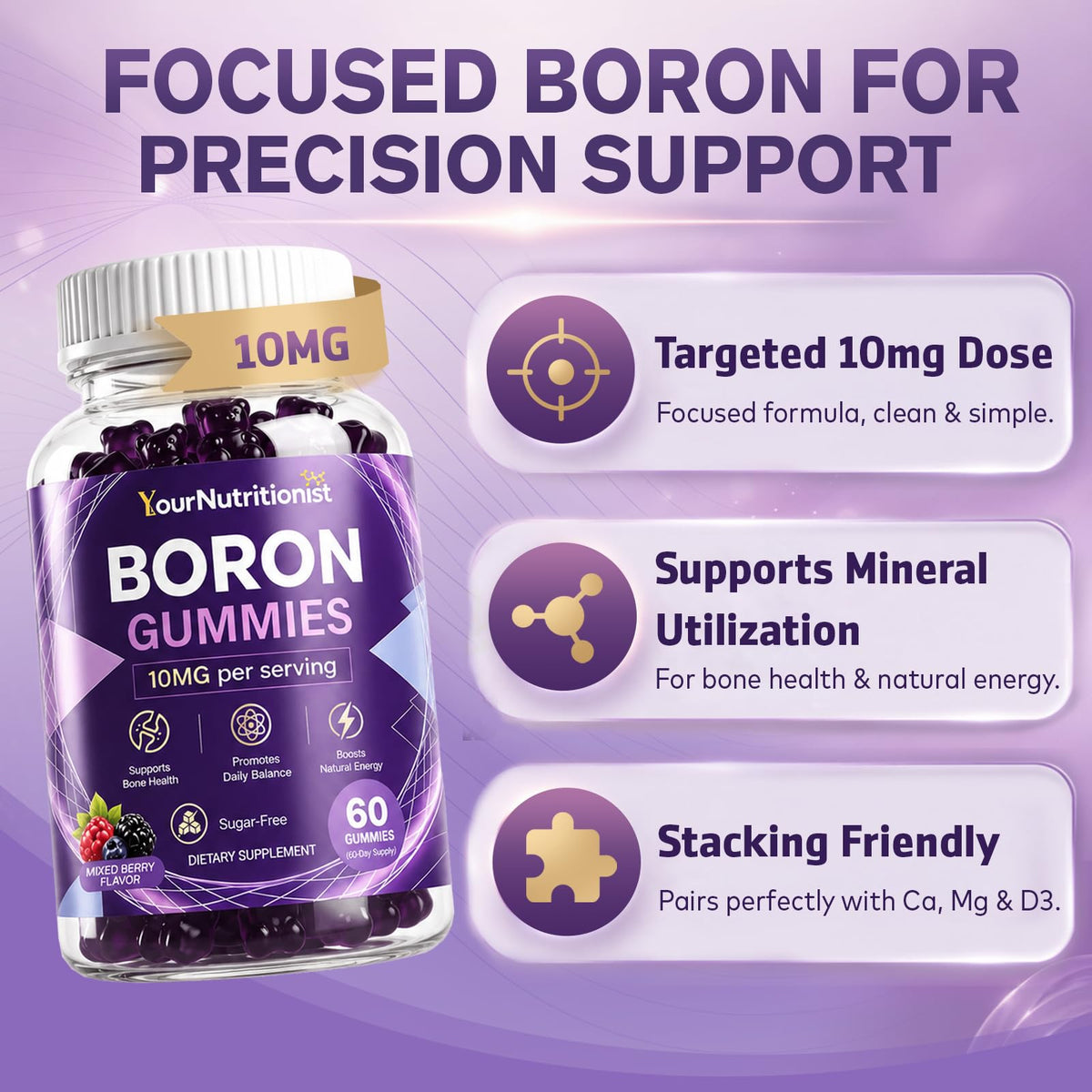 10 mg boron supplement for vitality