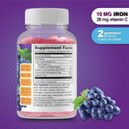 10 mg iron gummies for daily health