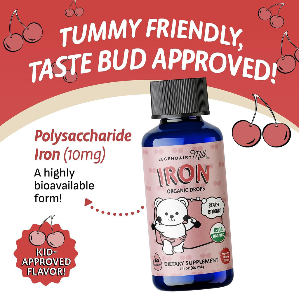 10 mg iron per serving