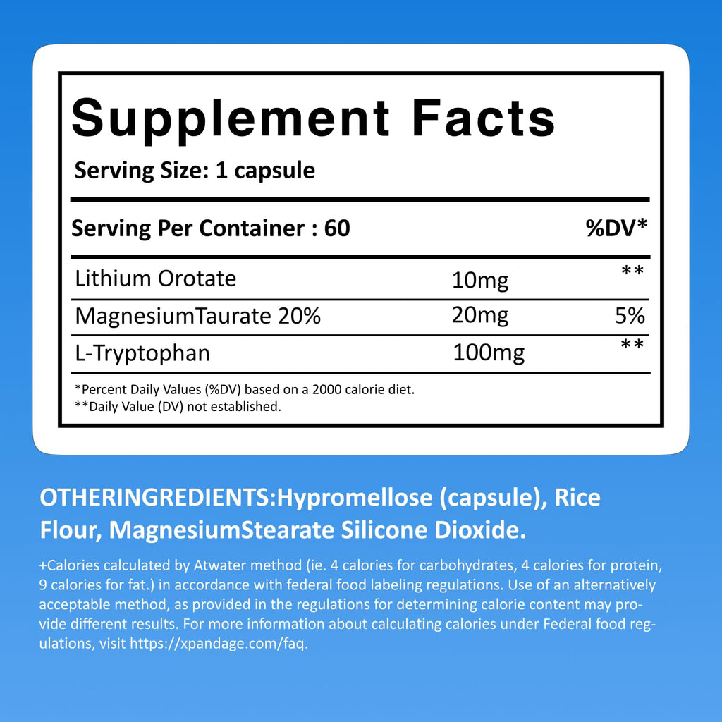 10 mg Lithium Orotate capsules