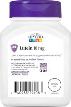 10 mg lutein tablets for vision support