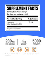 10 mg Lycopene antioxidant supplement