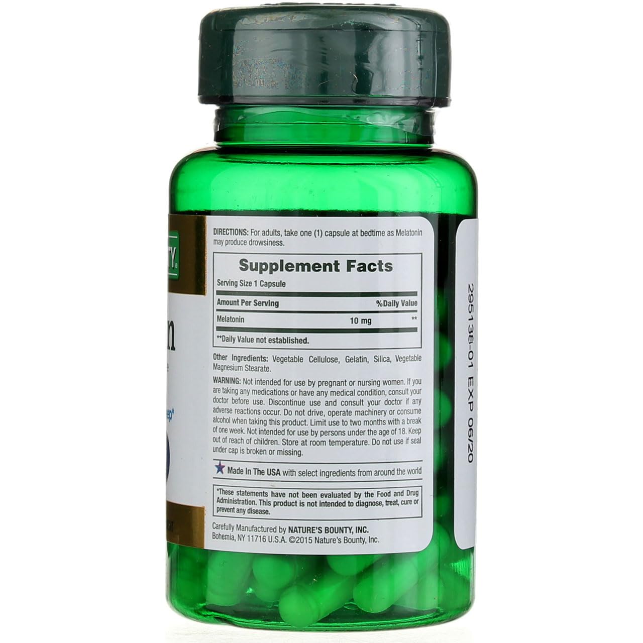 10 mg melatonin capsules for relaxation