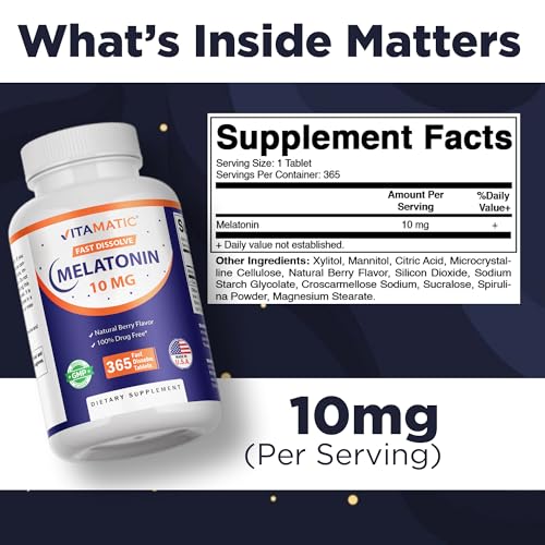 10 mg melatonin for better sleep
