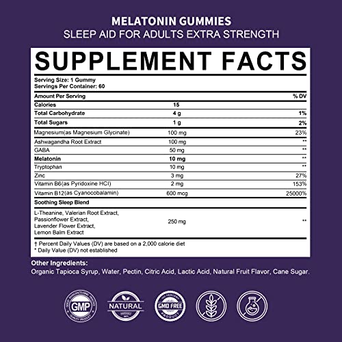 10 mg melatonin gummies for relaxation