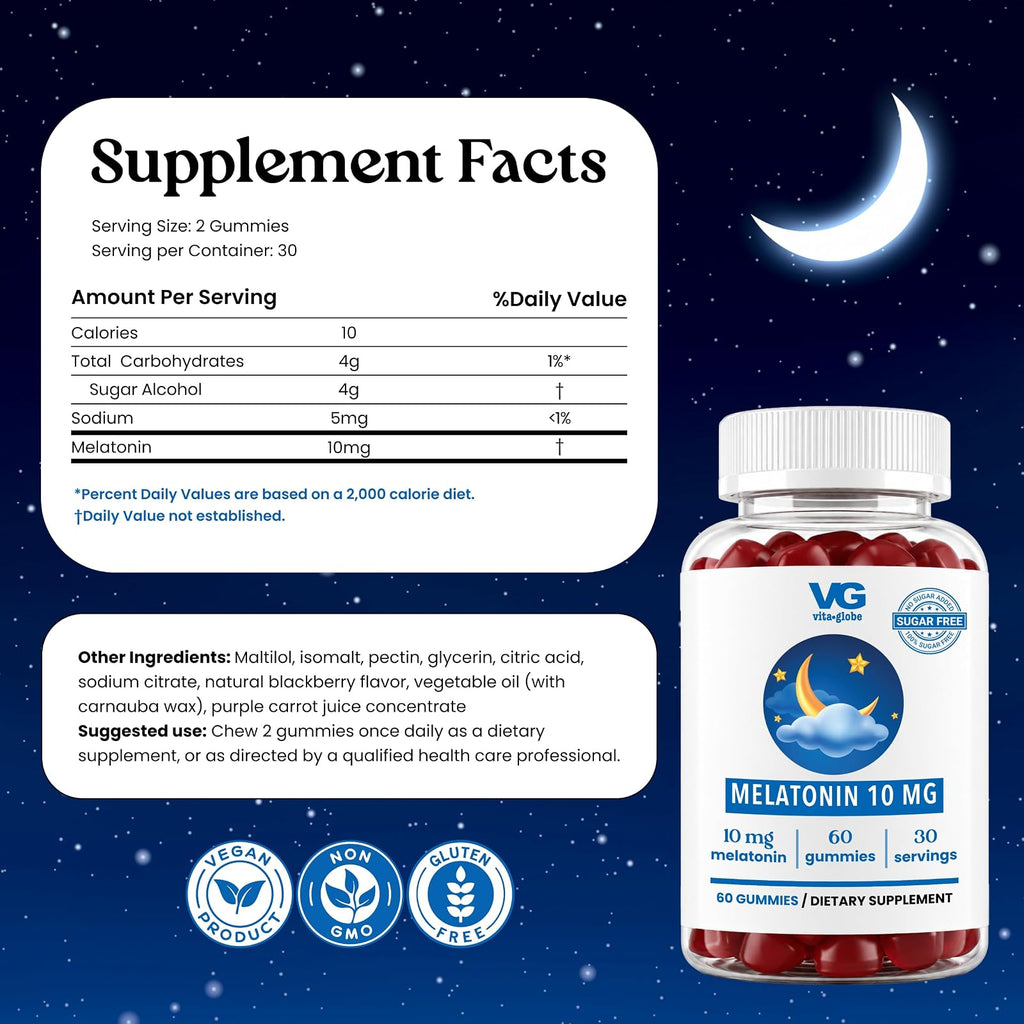 10 mg melatonin gummies for relaxation
