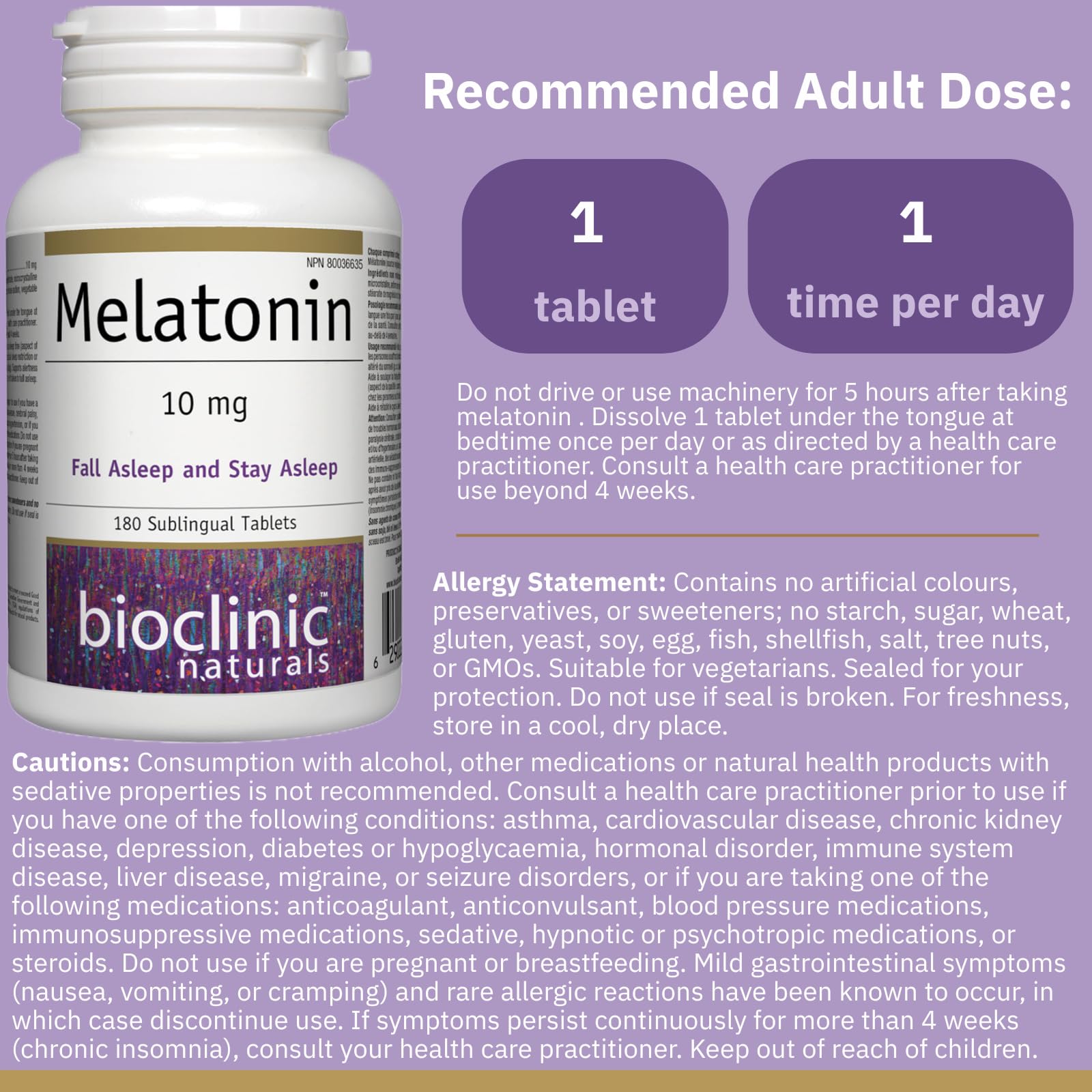 10 mg melatonin tablets for sleep support