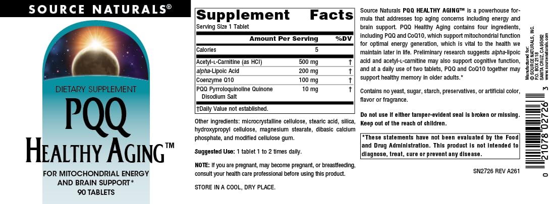 10 mg PQQ for antioxidant support