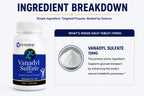 10 mg Vanadyl Sulfate for health