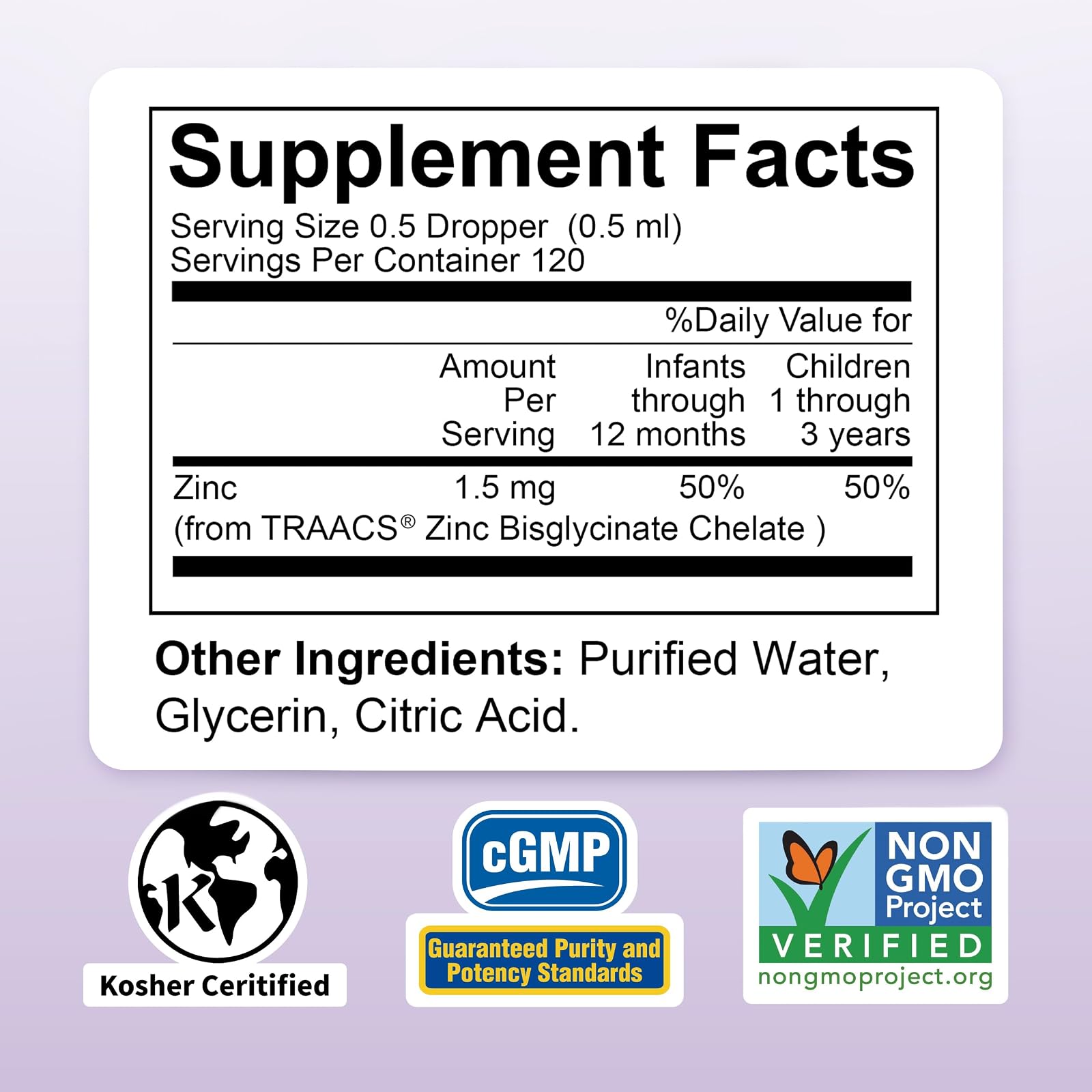 10 mg zinc for immune support