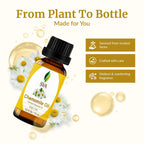 10 ml chamomile oil glass bottle