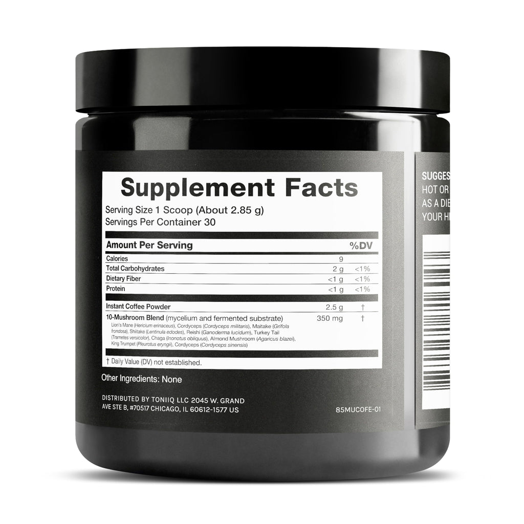 10-mushroom blend for energy boost